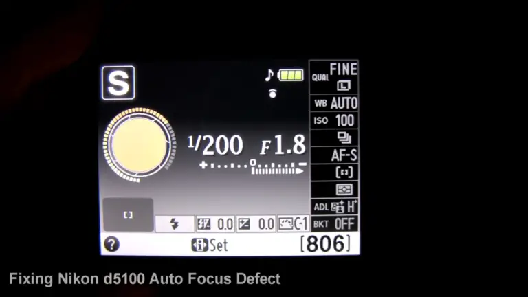 Nikon D5100 Autofocus Not Working: How to Fix? - FotoProfy