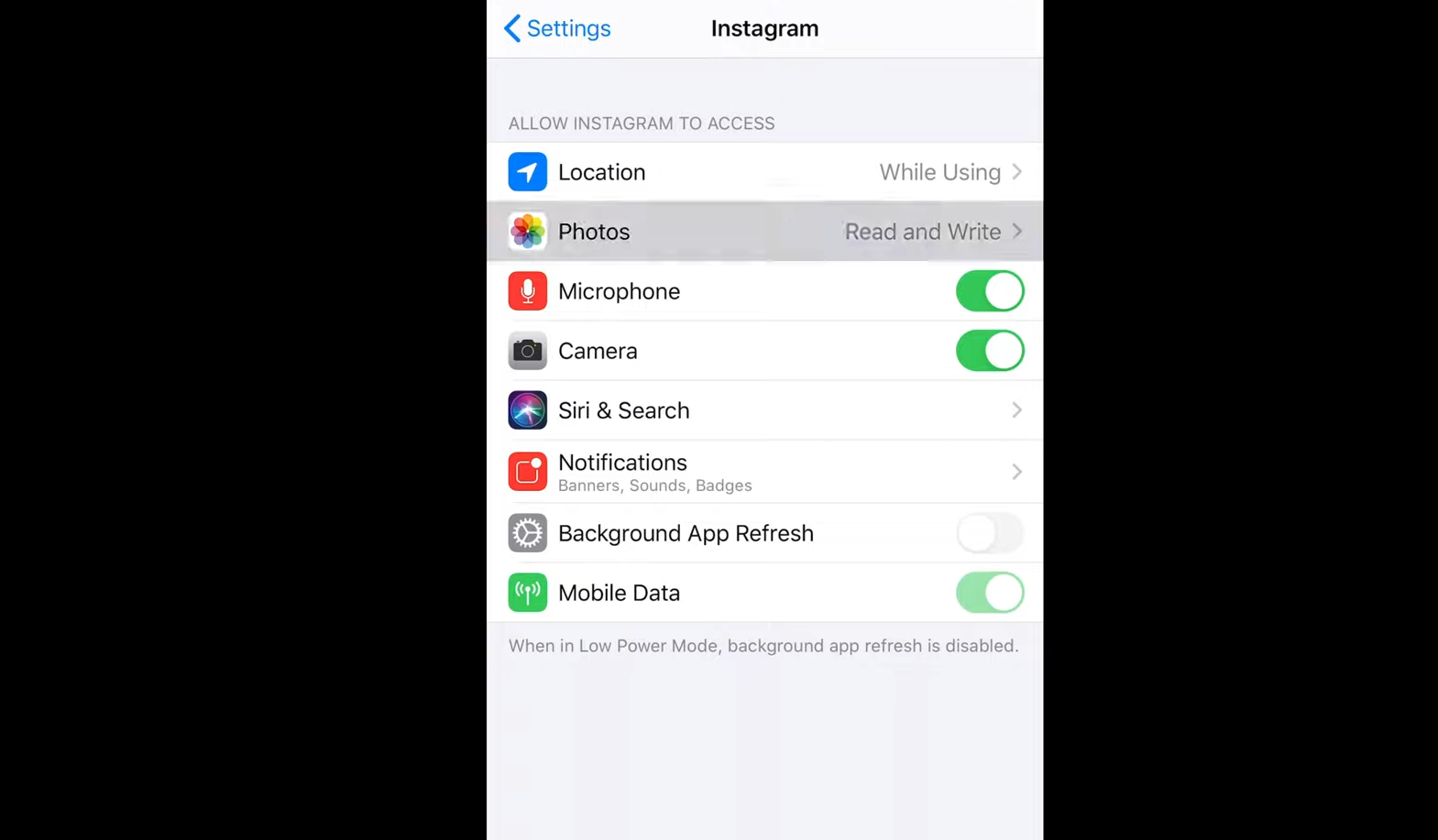 How to Allow Instagram Access to Photos? - FotoProfy