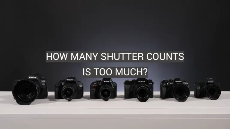 How Many Shutter Counts Is Too Much? - FotoProfy